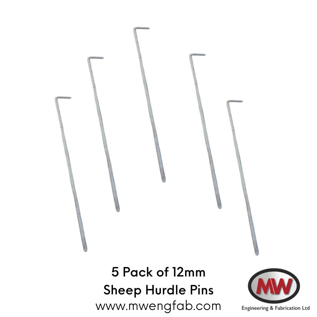 12mm Sheep Hurdle Pins, 900mm long