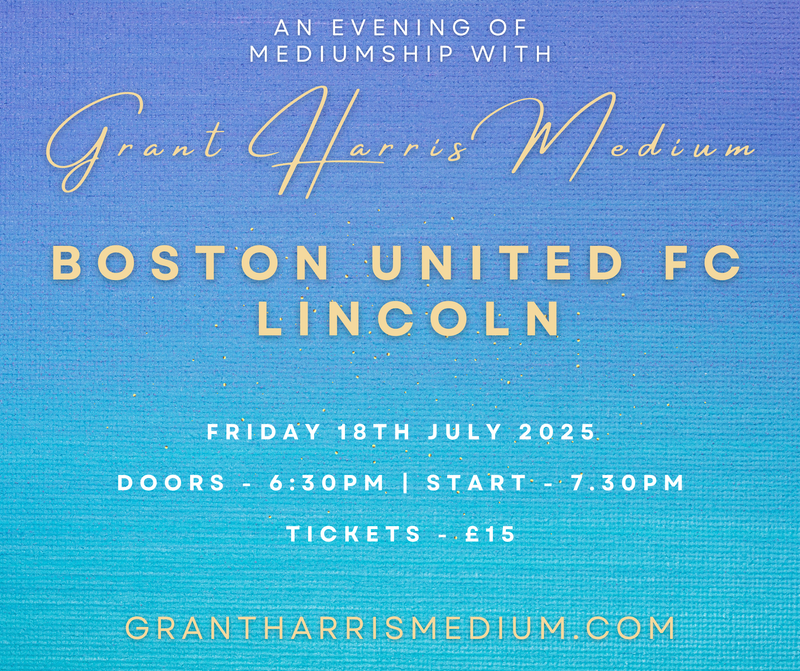 Boston, Lincolnshire Psychic Nights with Renowned Medium; Grant Harris