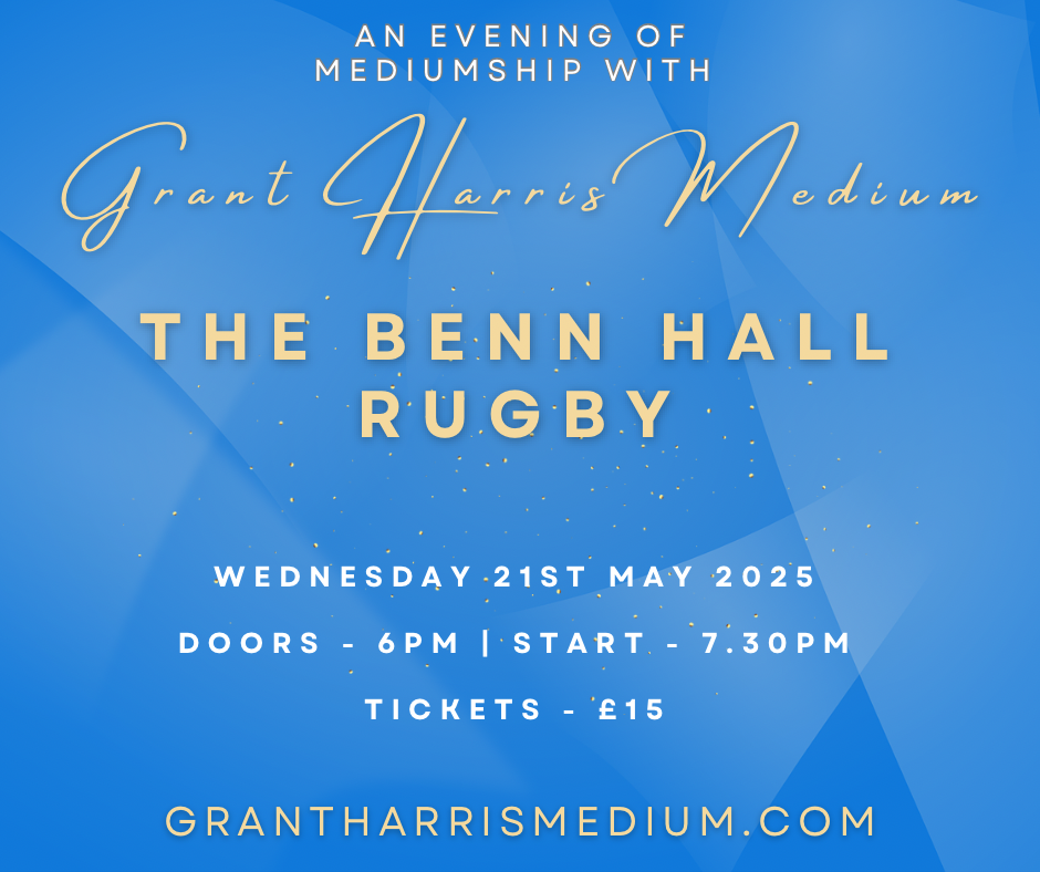 Renowned Psychic Medium Arrives at The Benn Hall Rugby