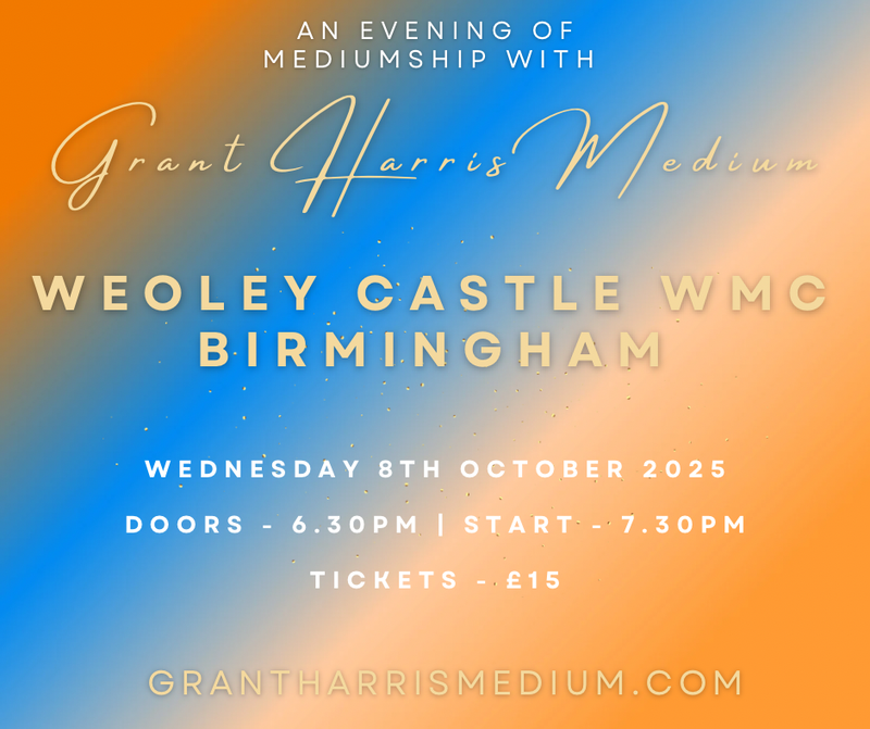 Birmingham Psychic Night Weoley Castle WMC by Popular Demand.