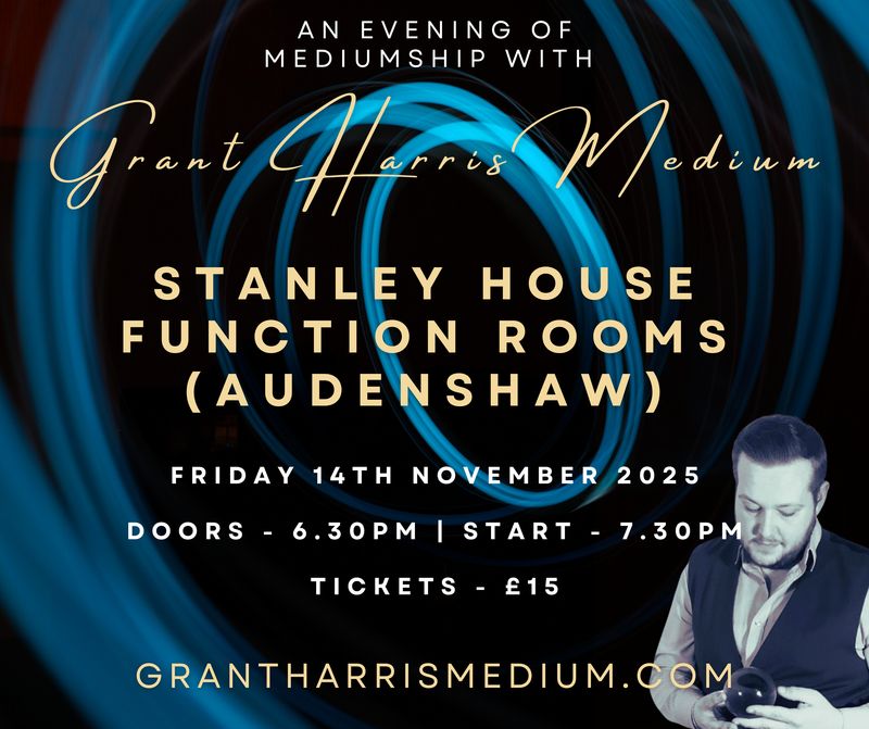 Psychic Night with Grant Harris Medium at Stanley House Function Rooms ...
