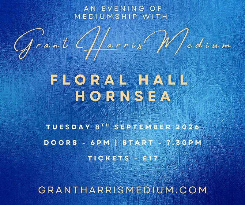 Psychic Night with Grant Harris Medium at Floral Hall in September 2026