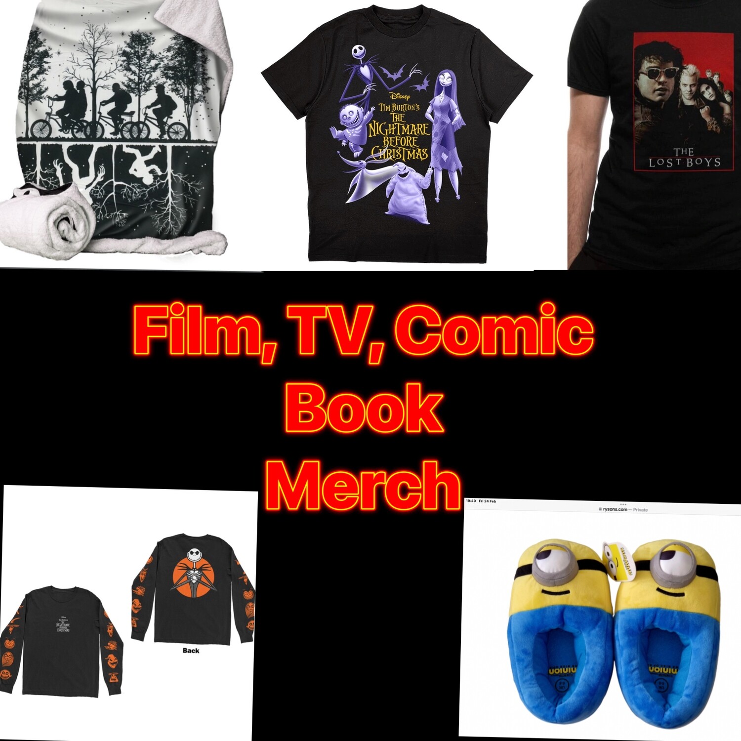 Film Television & Comic Merchandise