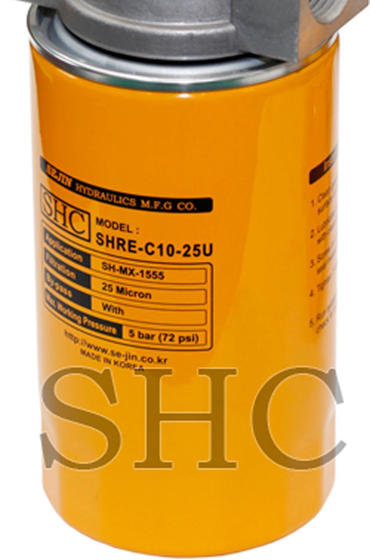 SHC Spin-On Filter Element - SHRE-C10-25U - Store - RAS Machine Tool Technologies, Inc.