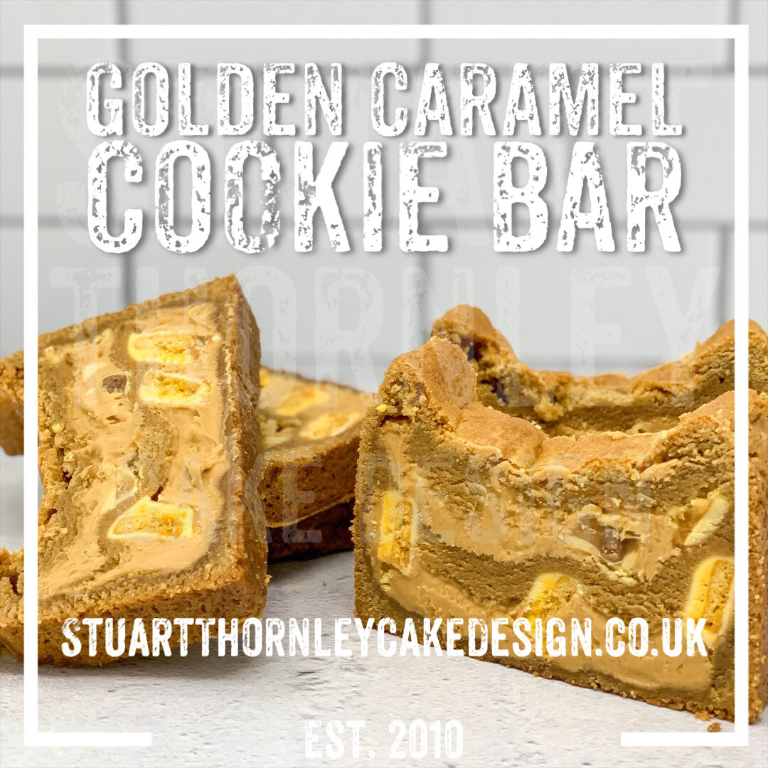 Golden Caramel Cookie Bar