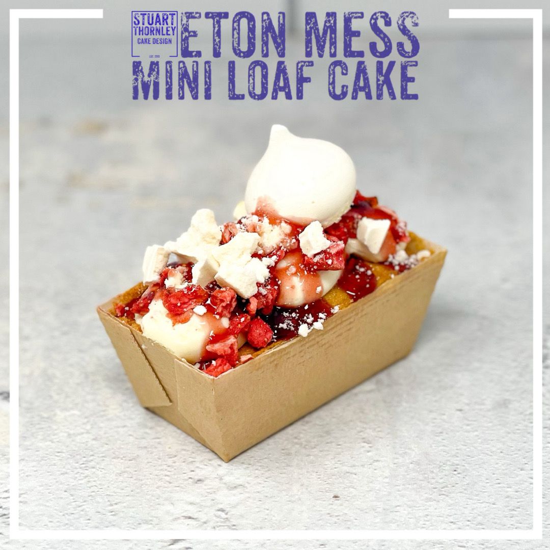 Eton Mess Mini Loaf Cake