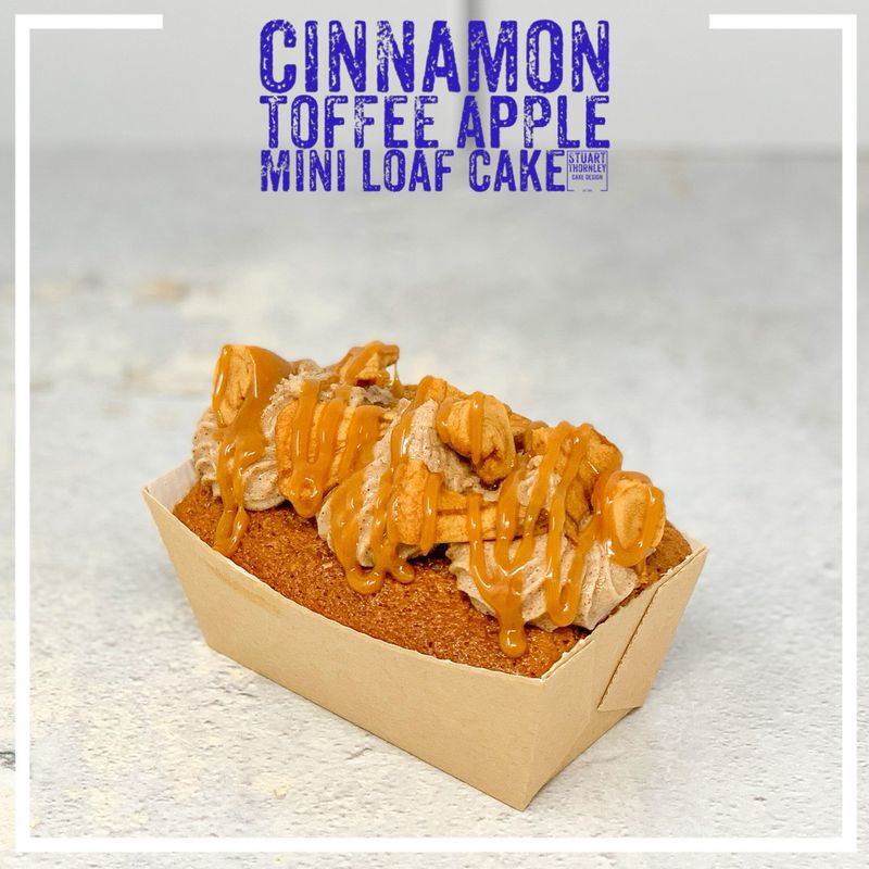 Cinnamon Toffee Apple Mini Loaf Cake