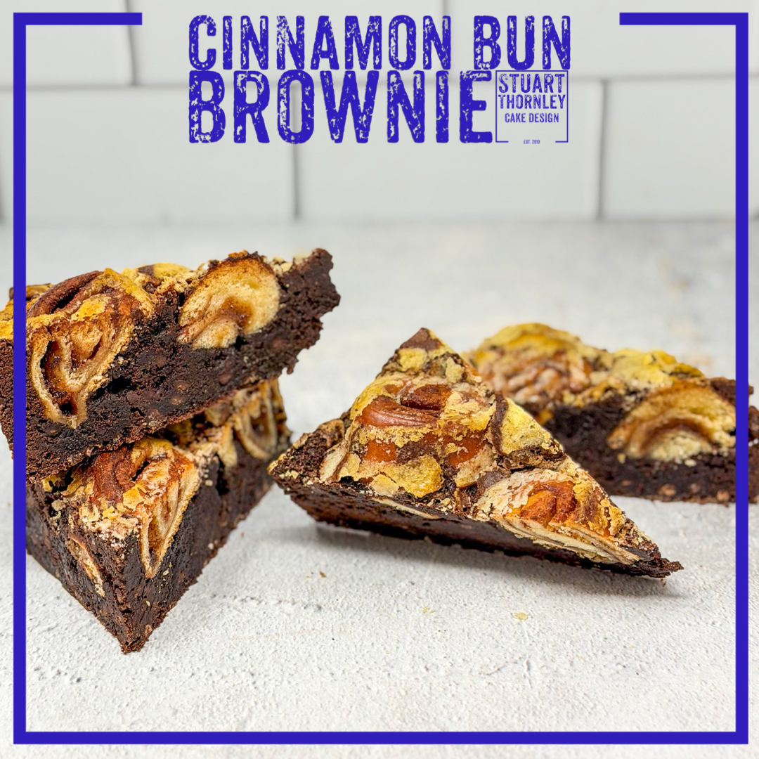 Cinnamon Bun Brownie
