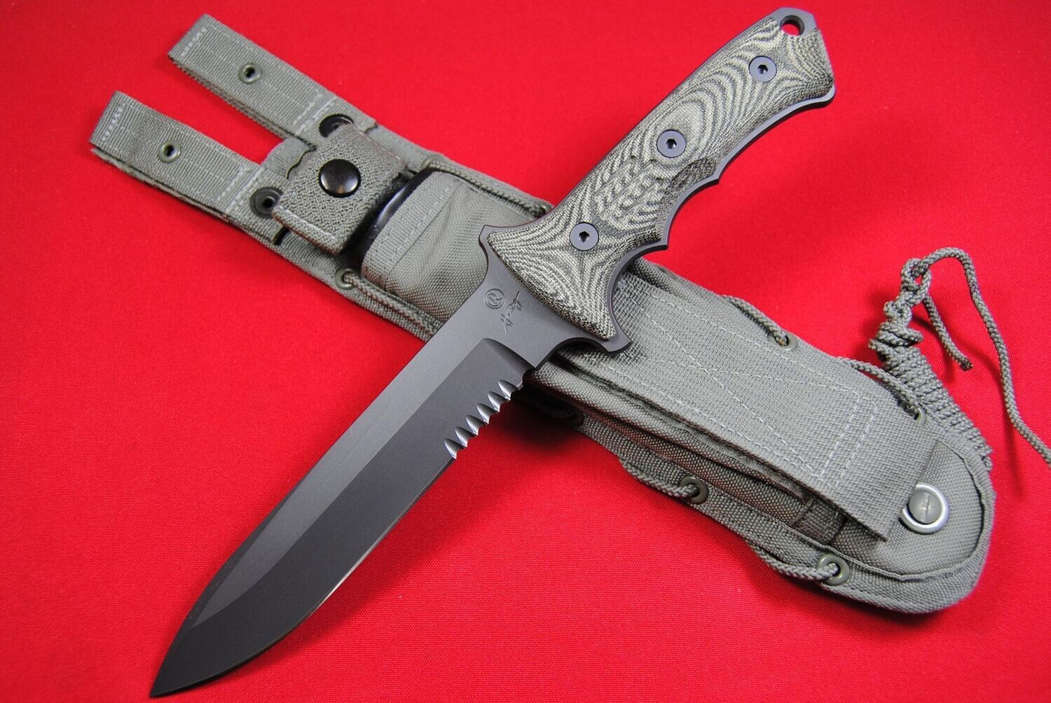 Green Beret 7 Serrated