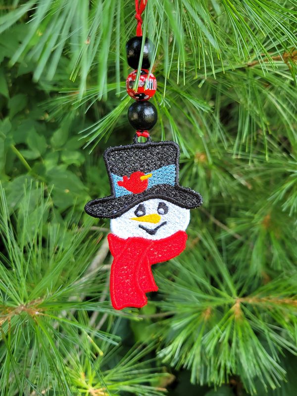 FSL Snowman Ornament Digital File