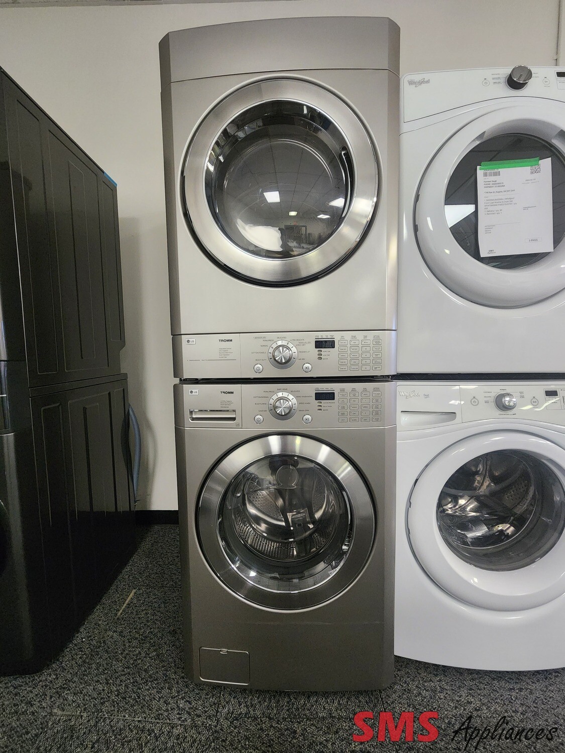LG Washer & Dryer DLE9577SM/WM2496HSM