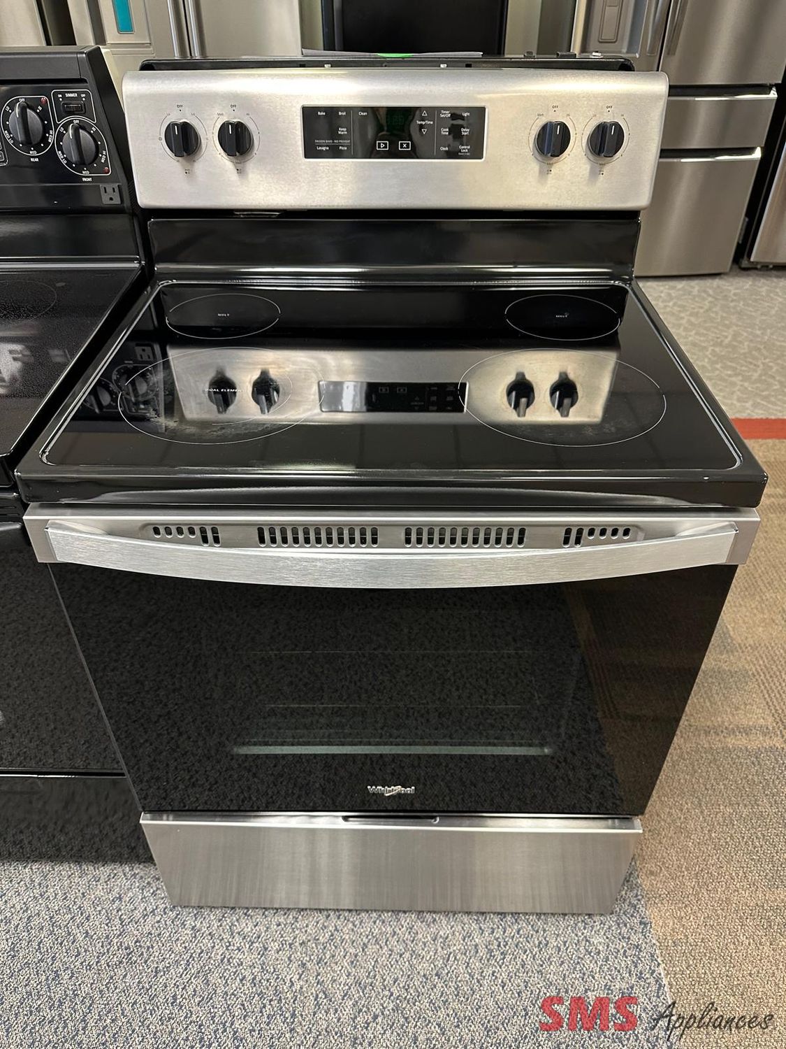 Whirlpool Glass Top Stove YWFE515S0JS0