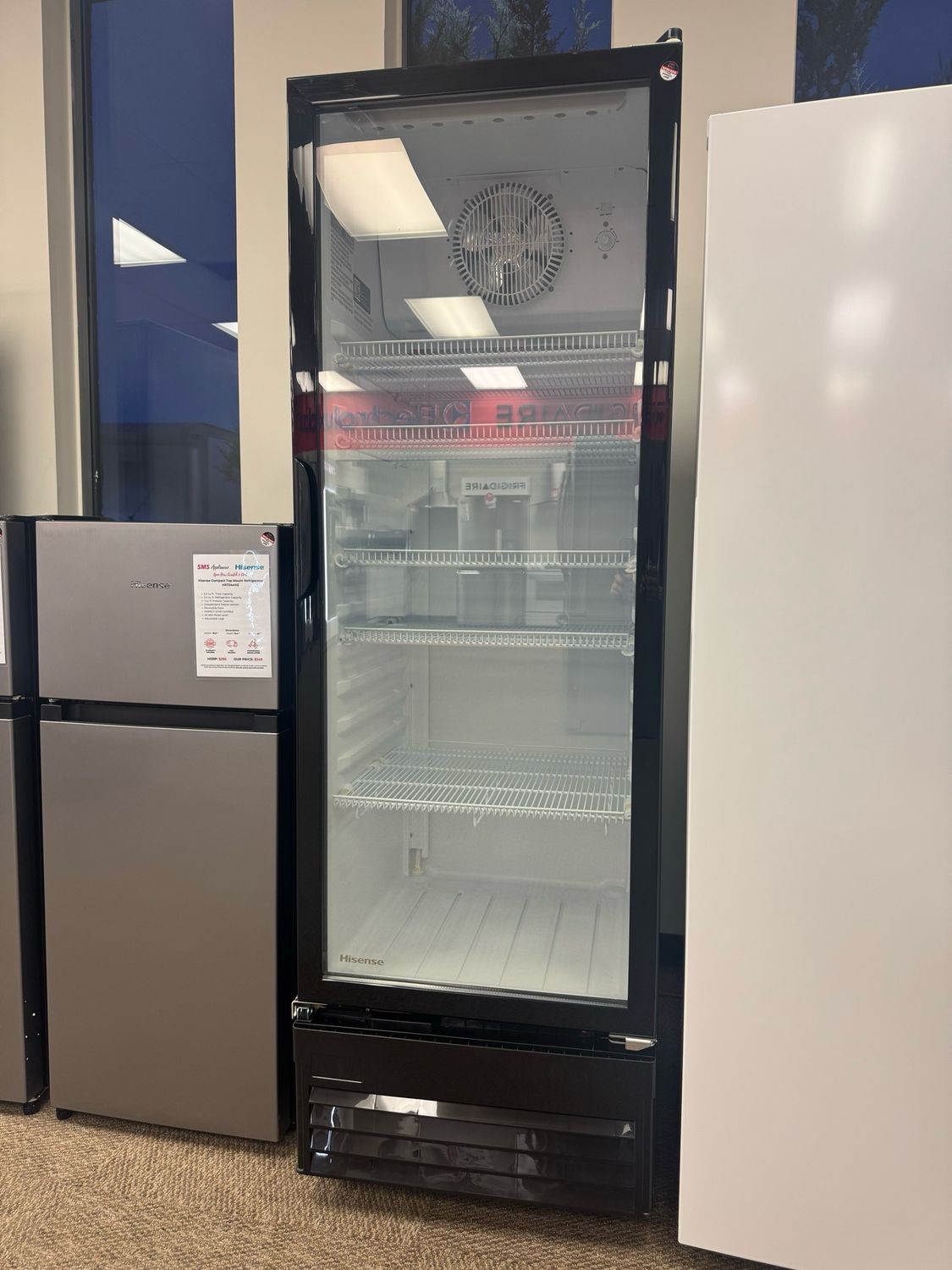 Open Box - Scratch & Dent Hisense Commercial Beverage Fridge HSC-380B