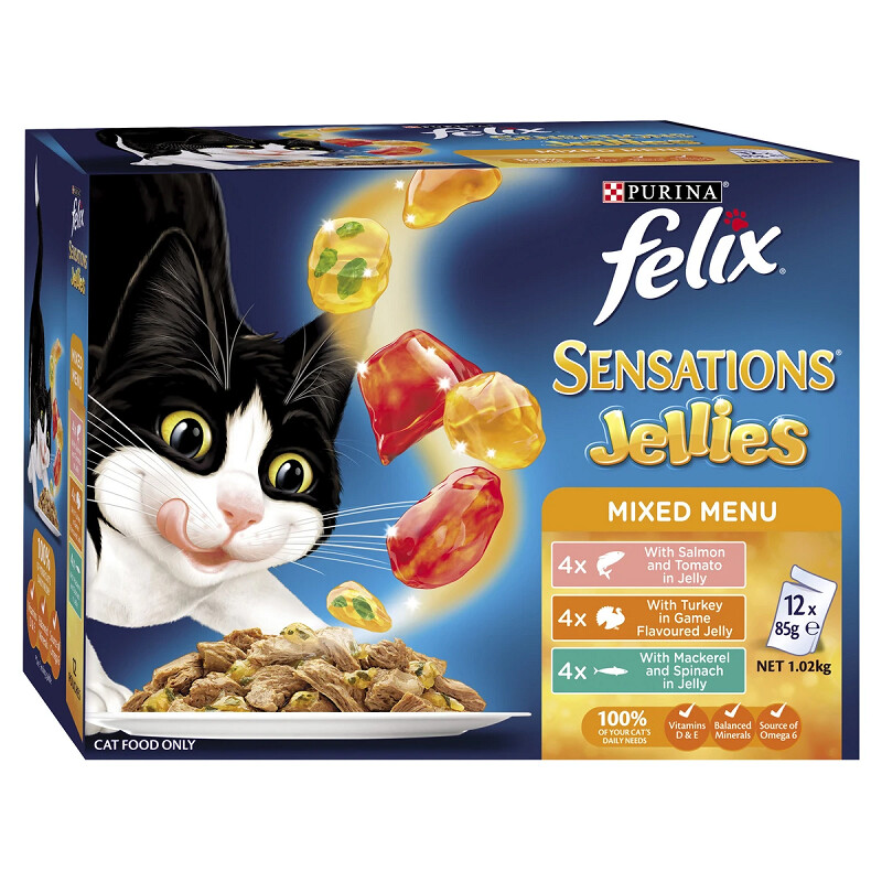 Felix Sensations Mixed Menu 12 Sachet