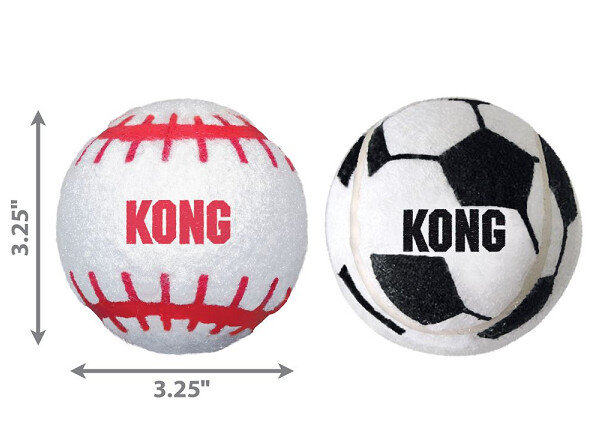 KONG Sport Balls Assorted 2 pack Large