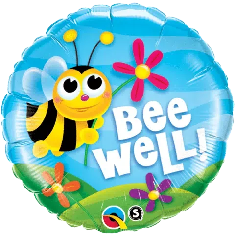 18″ ROUND FOIL - Bee well