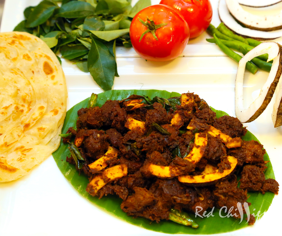 Beef coconut fry