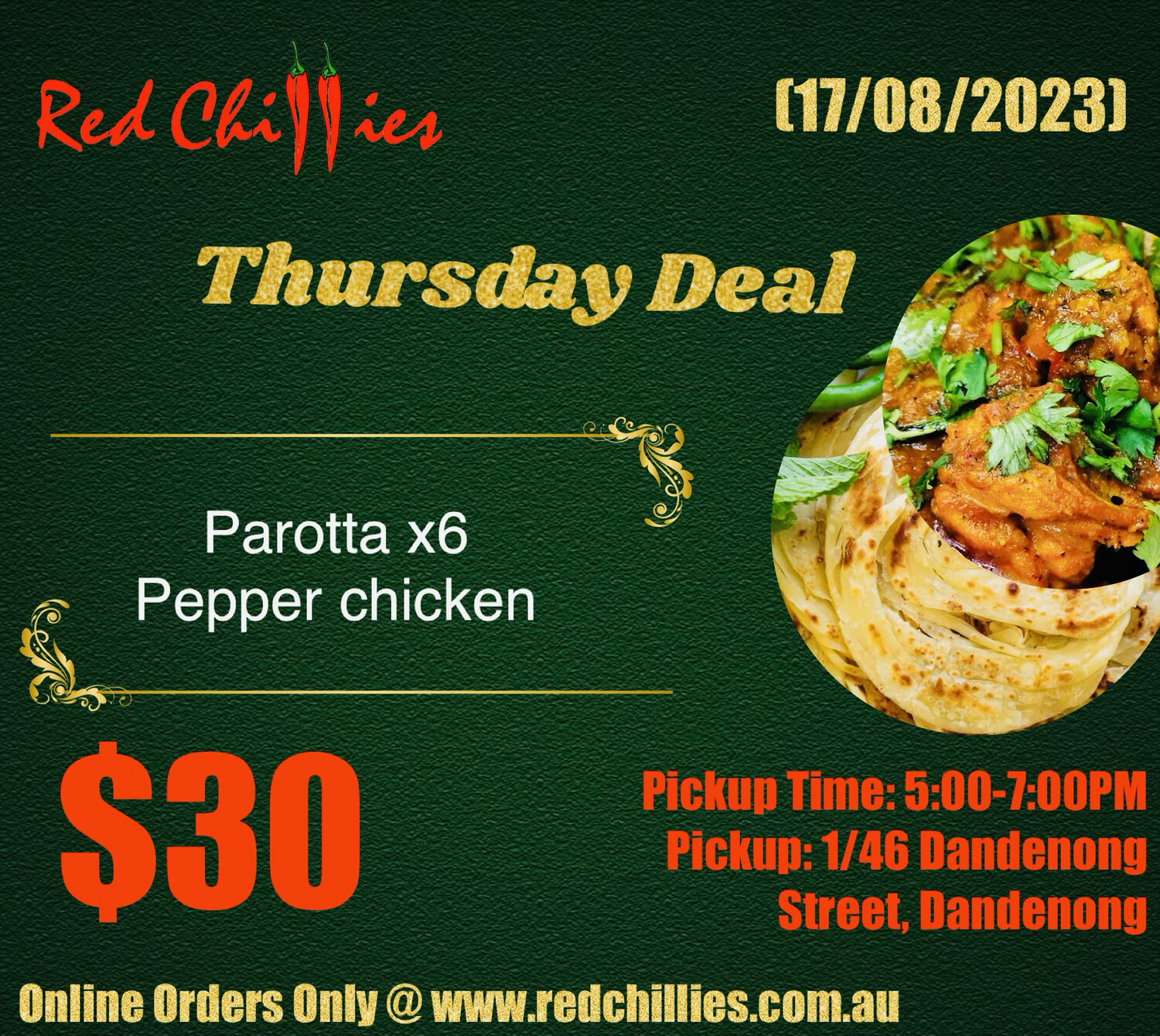 Saturday Dinner Special