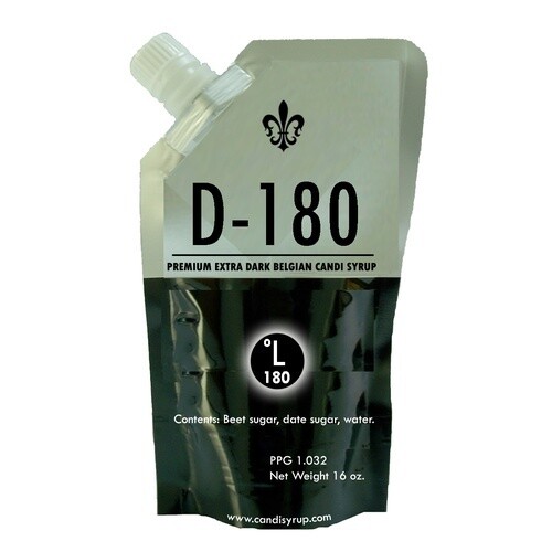 D-180 Belgian Candi Syrup Extra Dark 1lb