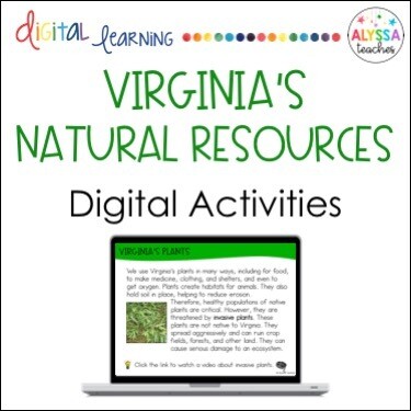 Digital Virginia's Natural Resources Activities
