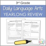 3rd Grade Daily Language Arts Review Worksheets