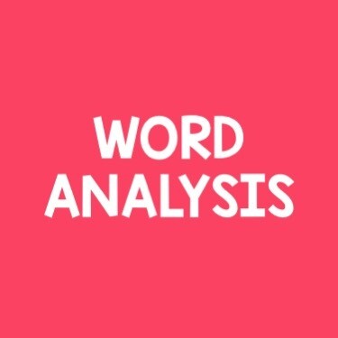 Word Analysis