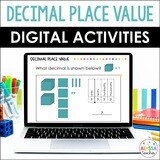 Digital Decimal Place Value Activities