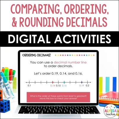 Digital Decimal Place Value Activities