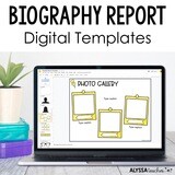 Digital Biography Report Templates