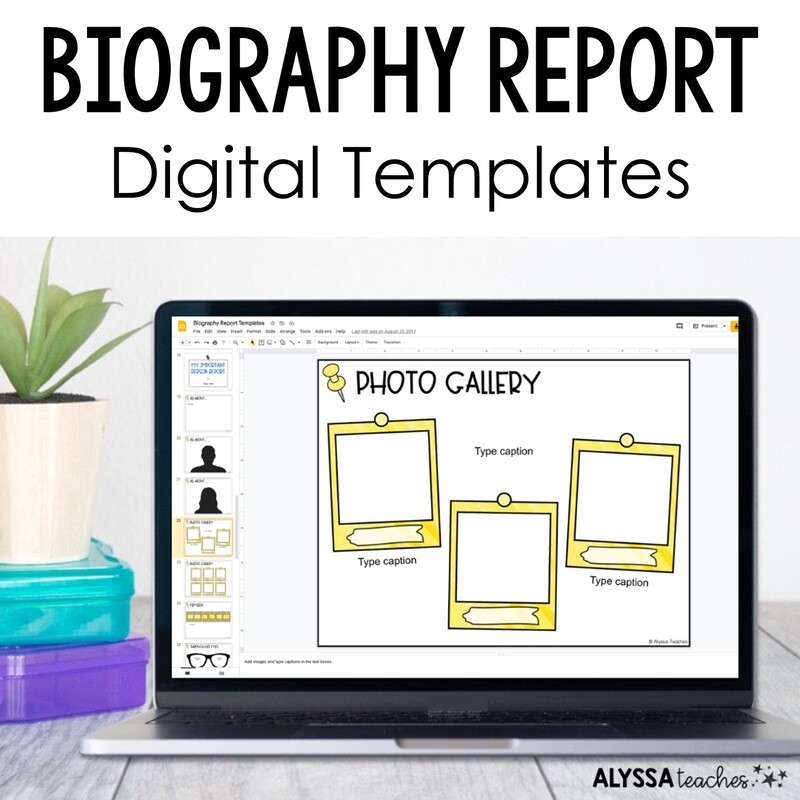 Digital Biography Report Templates