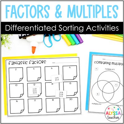 Digital Factors and Multiples Review Game