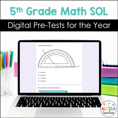5th Grade Virginia Math SOL Review Worksheets