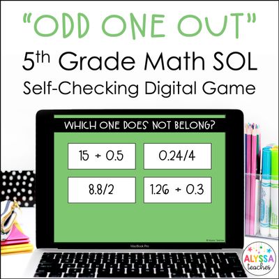 5th Grade Virginia Math SOL Review Worksheets