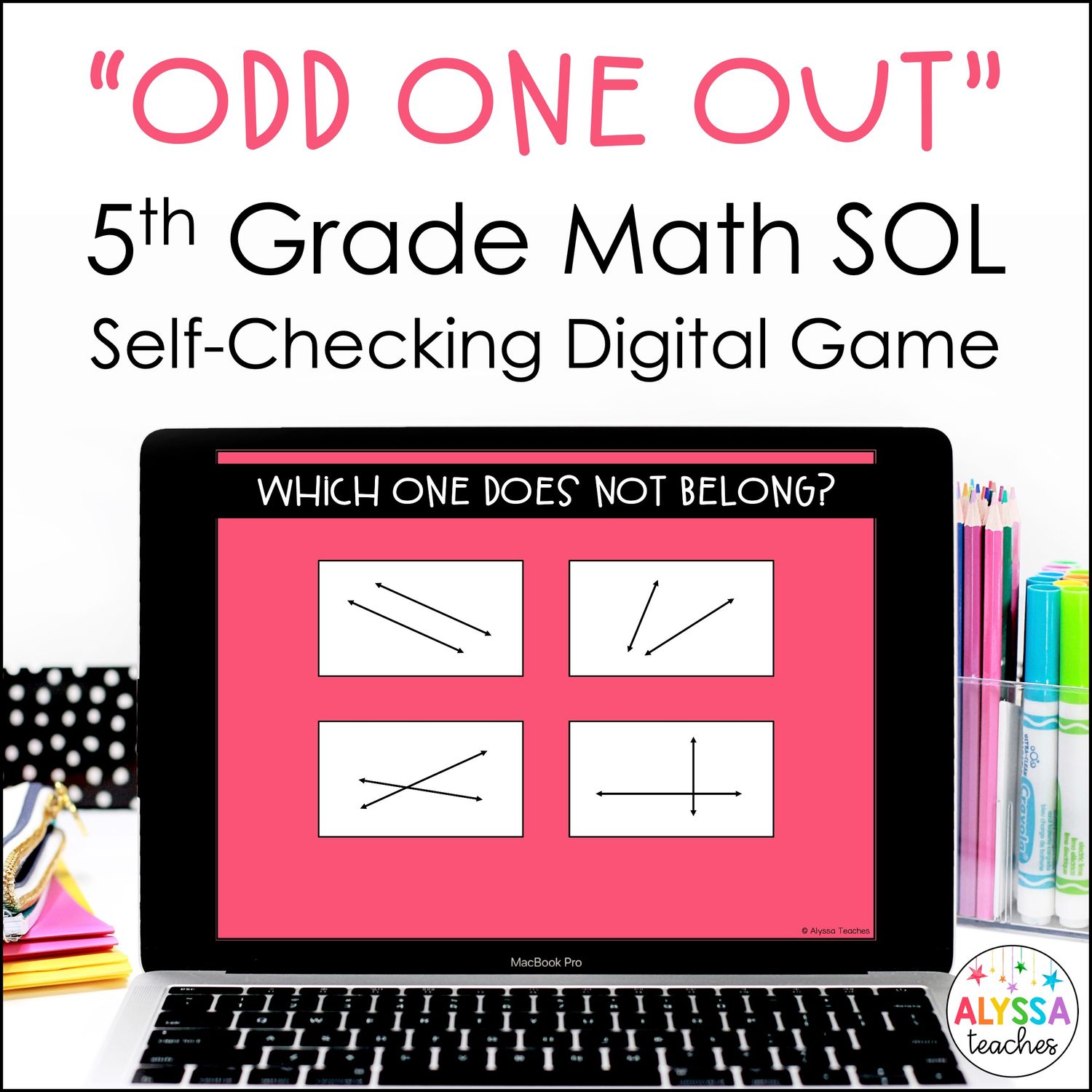 Digital 4th Grade Math SOL Review Game