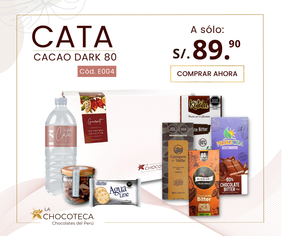 PACK CATA CACAO DARK 80% - LA CHOCOTECA