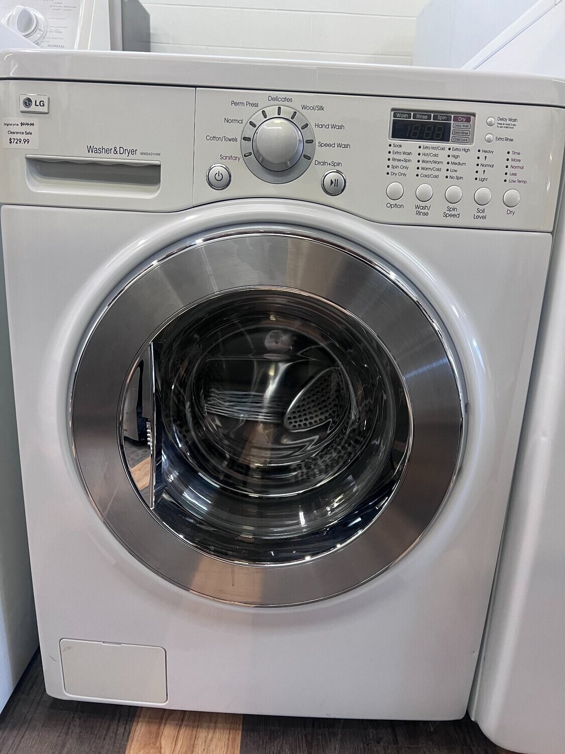 LG Compact Washer Dryer Combo WM3431HW LG Compact Washer Dryer Combo WM3431HW