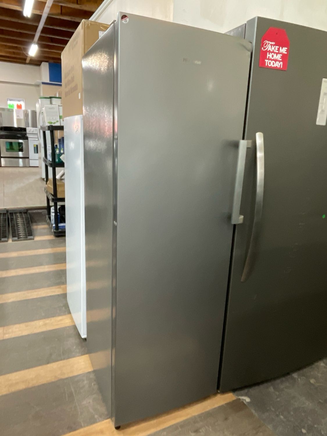 OPEN BOX - Scratch & Dent, 10.1 Cu Ft HISENSE Convertible Fridge ...