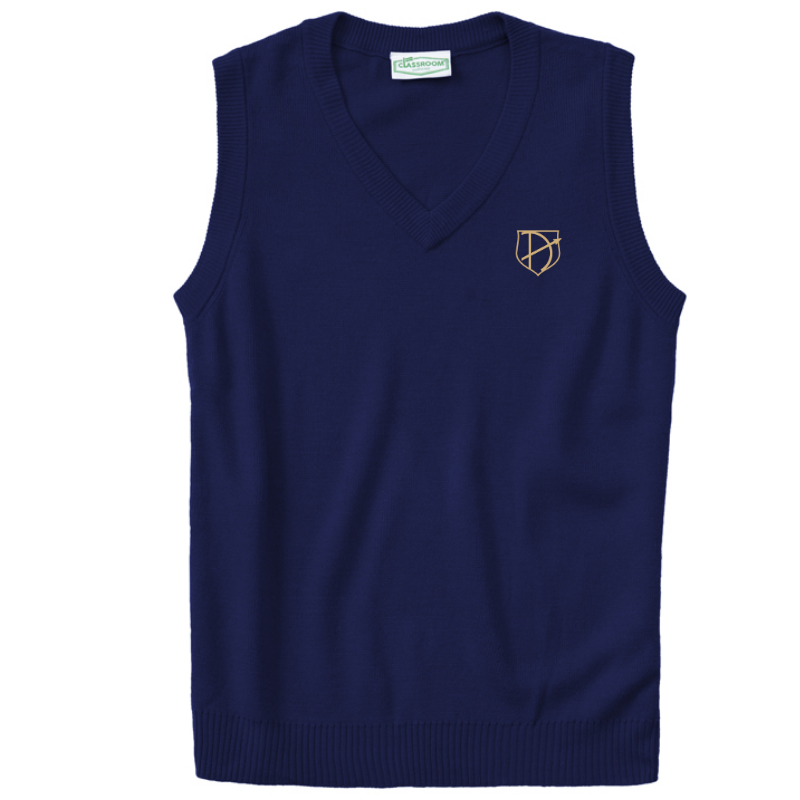 034 – Youth Classroom V Neck Vest WITH LOGO – Archers Gear – Archers ...