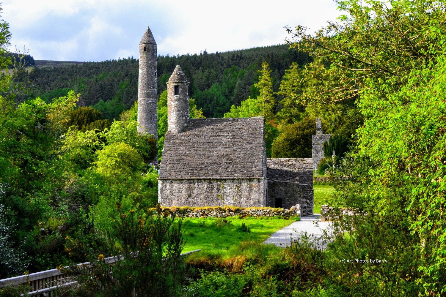 Monastery at Glendalough. Co. Wicklow - Store - Barry O'Connell Photography
