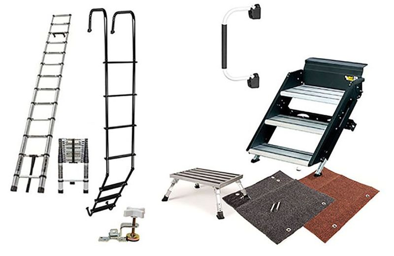 STEPS, LADDERS & ASSIST HANDLES