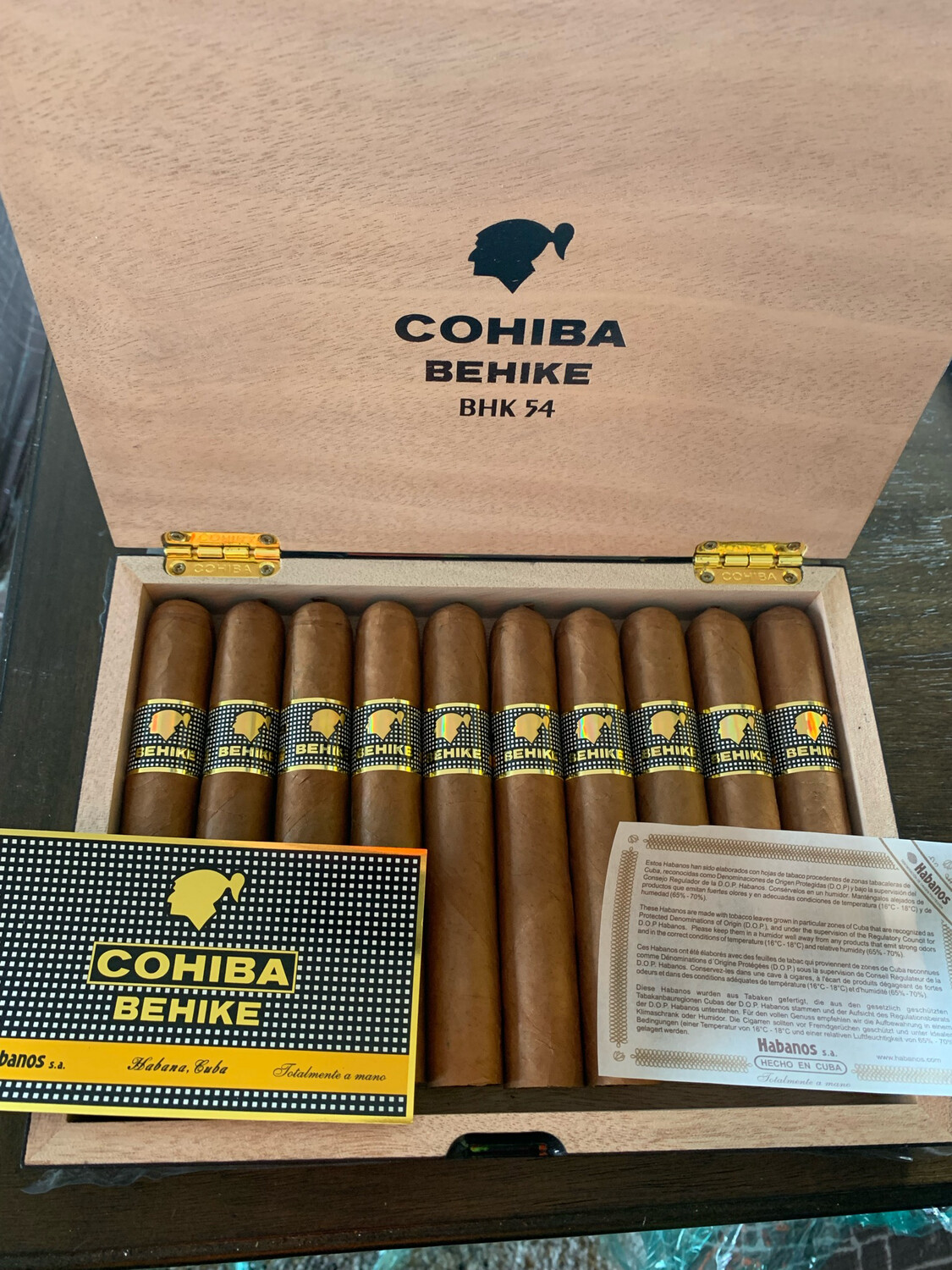 Cohiba Behike 54 Box Of 10