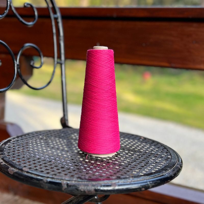 Organic cotton cone yarn 50/3 Alpenveilchen (J16) - knitting machine yarn