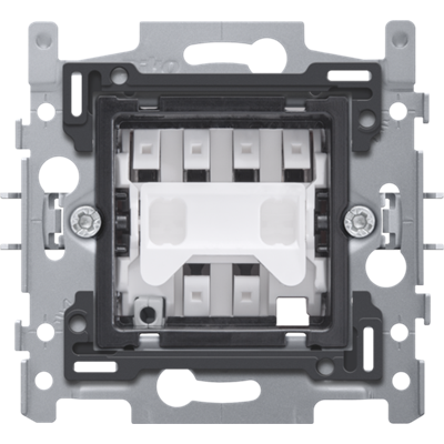 Sokkel voor een kruisschakelaar, 10 AX/250 Vac, insteekklemmen ...