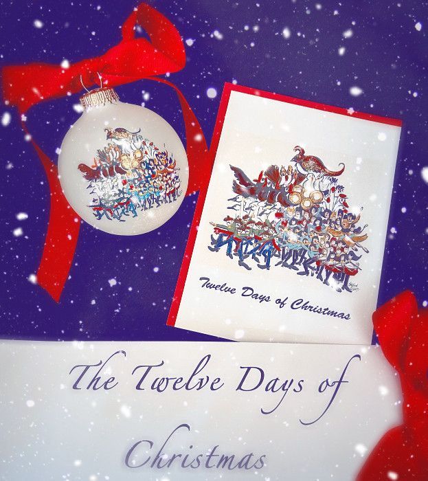 Twelve Days of Christmas with Matching Card