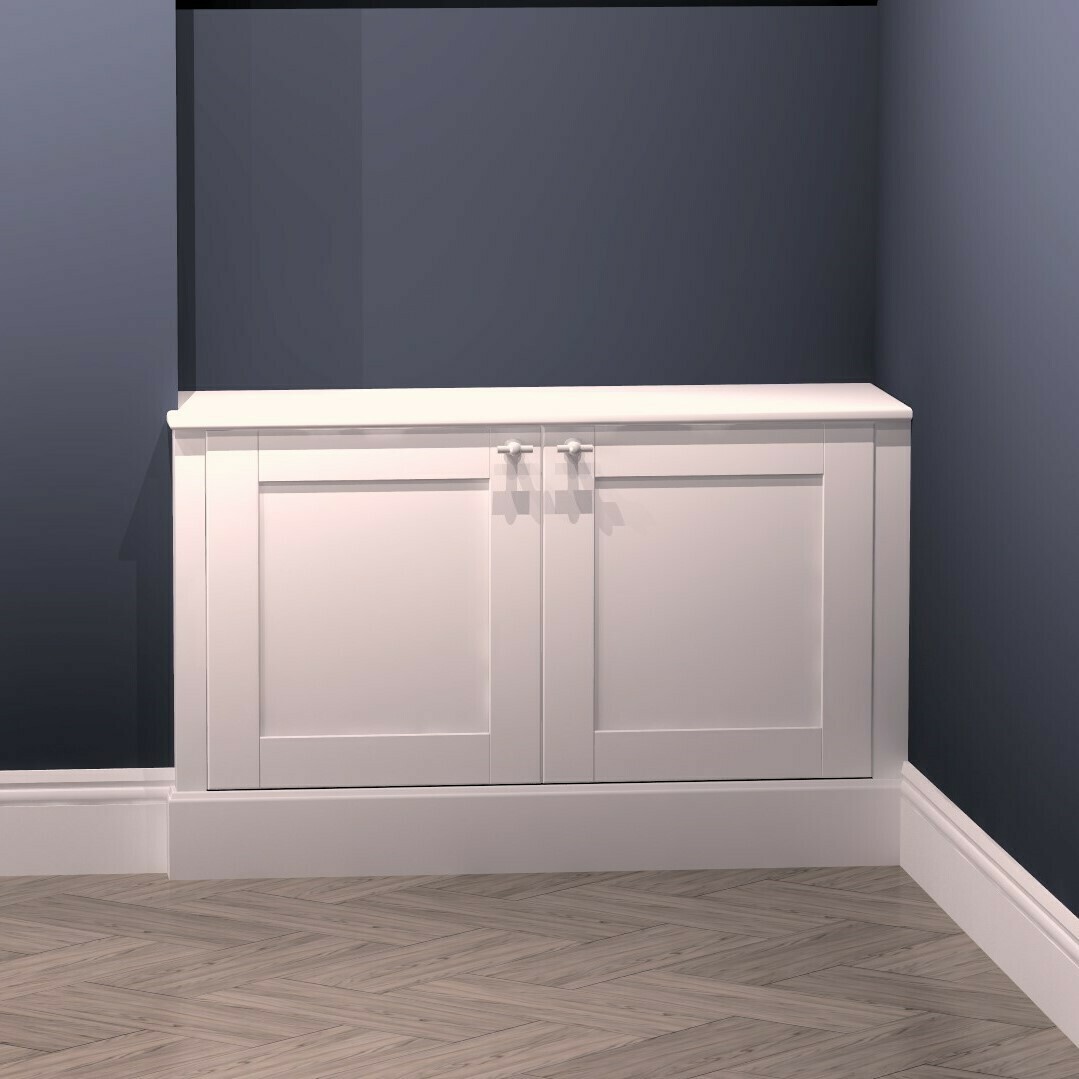 Shaker base unit with skirting