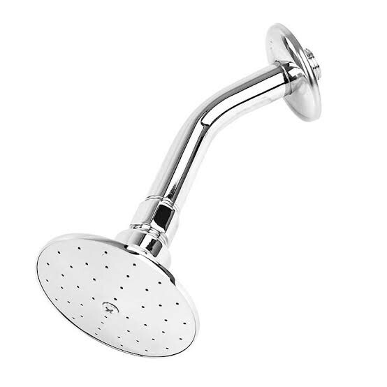 Regadera 3" de cebolla con brazo y chapetón MOD. 4504B