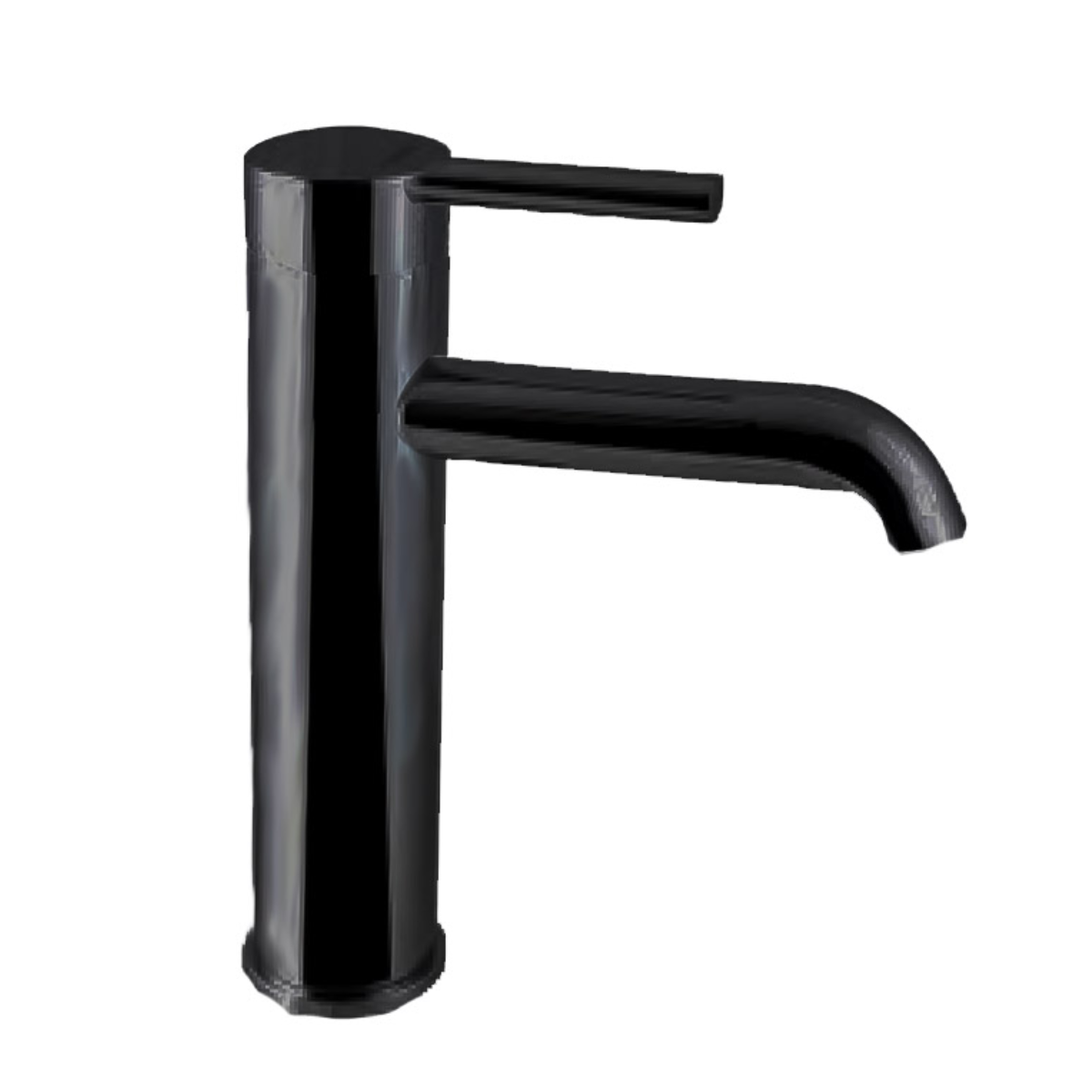 Monomando corto para lavabo Negro Mate MOD. TB31.011NEGRO