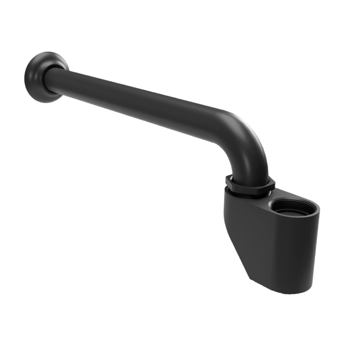 CESPOL PARA LAVABO CON REGISTRO EBANO LARGO DE 40CM TV-016-40-EB