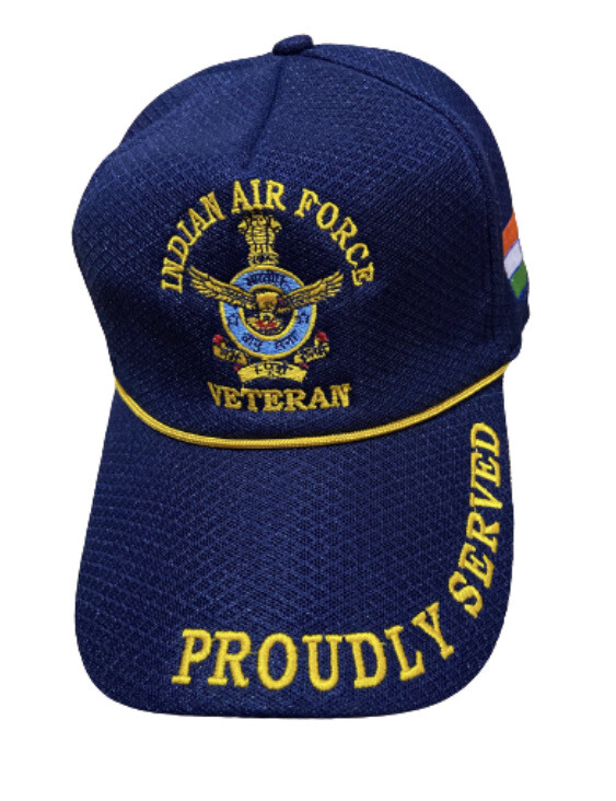 Indian air Force veteran Cap