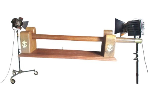 Plain Brown Solid Wooden Baton With Brass Tips